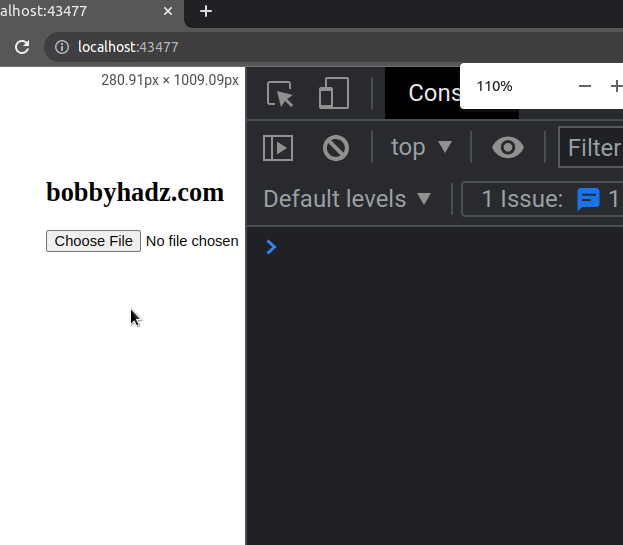 File Input Change Event Not Working In JavaScript Solved Bobbyhadz