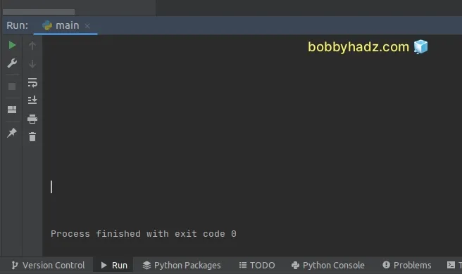 How To Clear The Terminal And Console In PyCharm Bobbyhadz