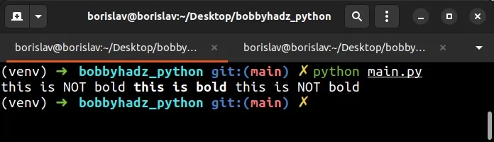 How To Print Bold Text In Python 5 Simple Ways Bobbyhadz