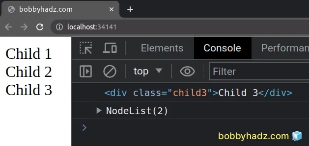 Get The Nth Child Of An Element Using JavaScript Bobbyhadz