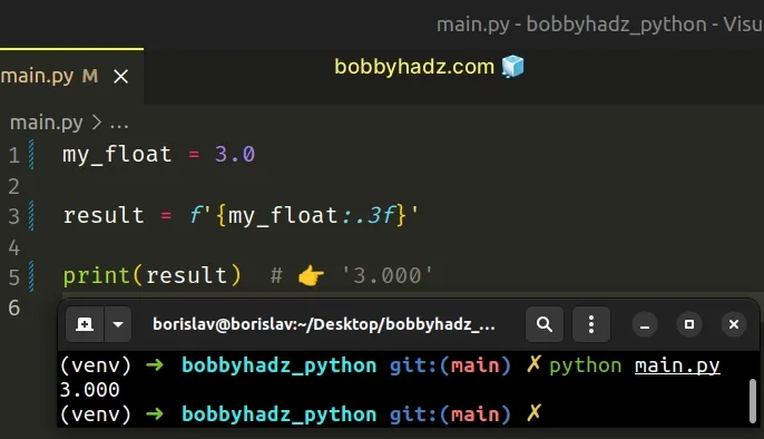 Add Zeros To A Float After The Decimal In Python Bobbyhadz