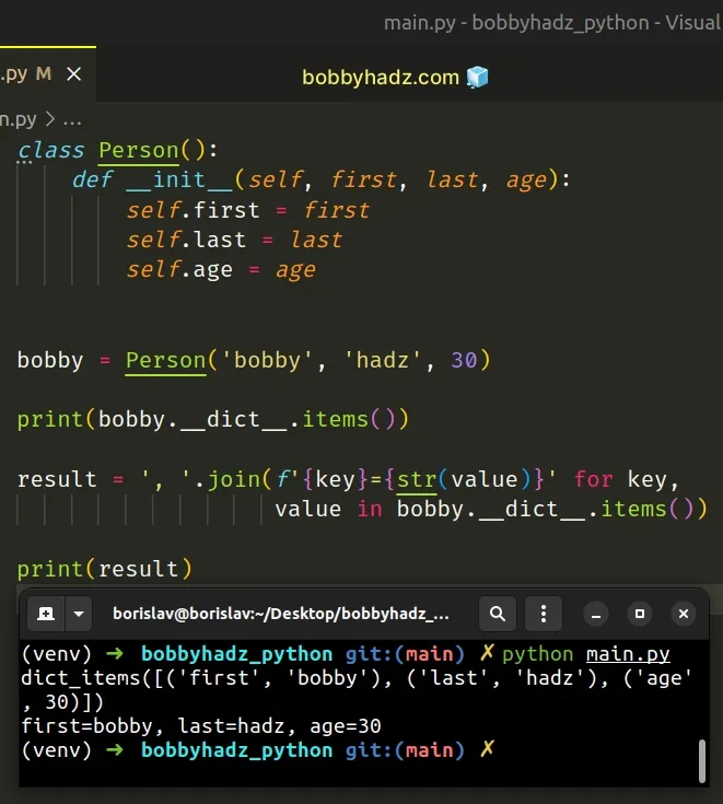 Get All Attributes Or Methods Of An Object In Python Bobbyhadz