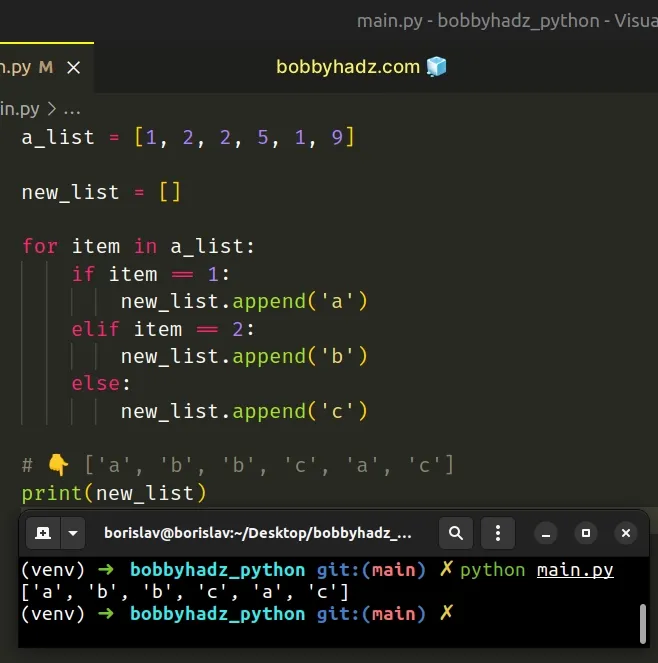 Python If Statement With List