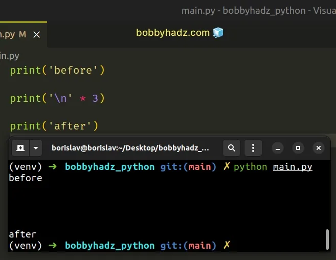 How To Print A Horizontal Line In Python Bobbyhadz