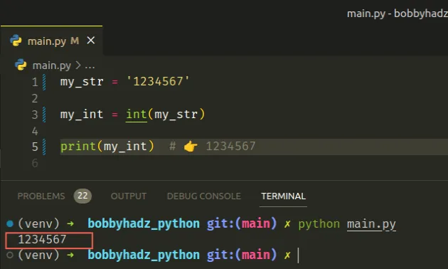 How To Print Integer Values In Python Bobbyhadz