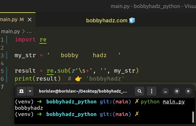 Remove The Tabs From A String Or Split By Tab In Python Bobbyhadz