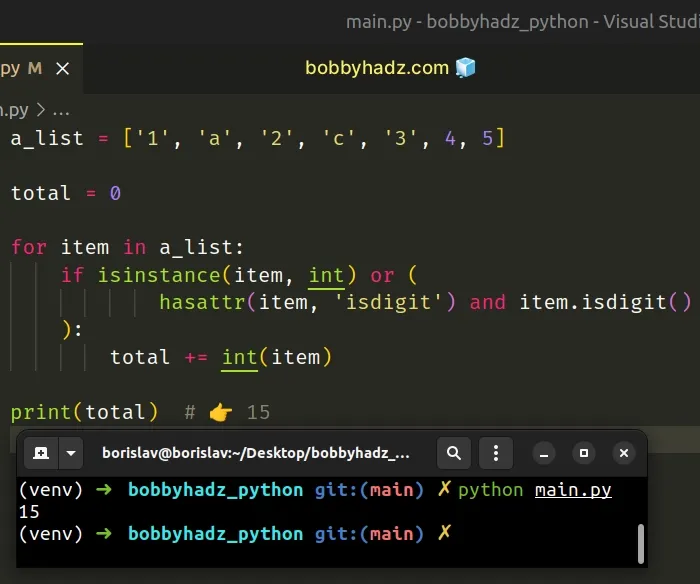 How To Sum A List Of Strings In Python Bobbyhadz