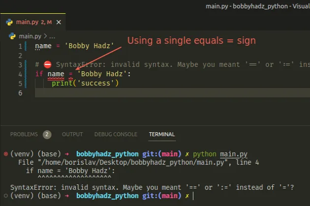 Python If Else Syntaxerror Invalid Syntax