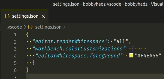 How To Render Whitespace Characters In Visual Studio Code Bobbyhadz