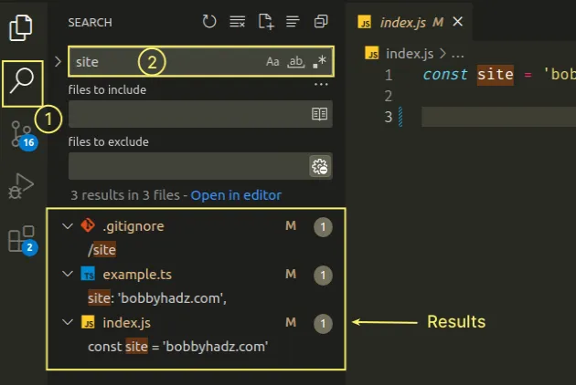 How To Search All Files In Visual Studio Code Bobbyhadz