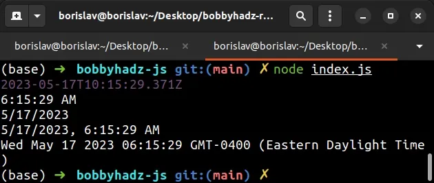 How To Set The Default Timezone In Node js 3 Ways Bobbyhadz