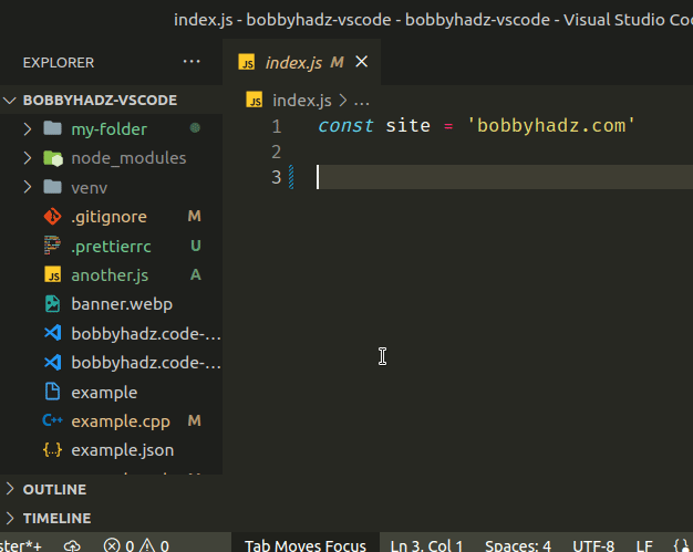 Tab Key Not Working In Visual Studio Code Issue Solved Bobbyhadz