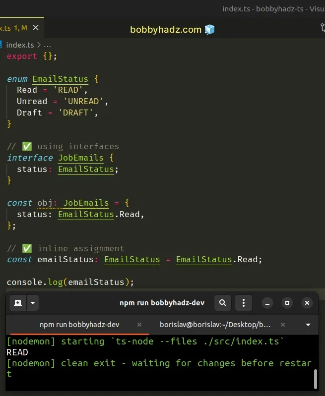 Allow Only Specific String Values With TypeScript Type Bobbyhadz