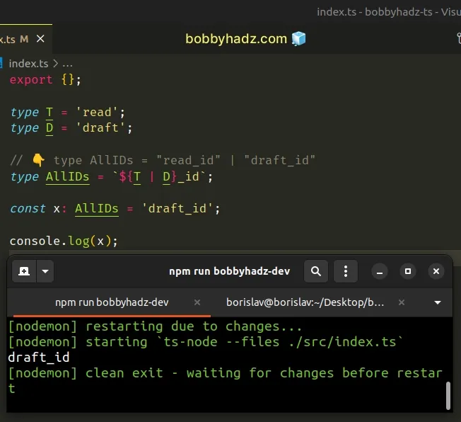 Convert An Enum To A Union Type In TypeScript Bobbyhadz Convert An Enum To A Union Type In TypeScript Bobbyhadz