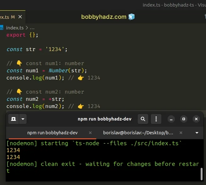 Convert A String To A Number In TypeScript Bobbyhadz