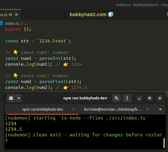 Convert A String To A Number In TypeScript Bobbyhadz Convert A String To A Number In TypeScript Bobbyhadz