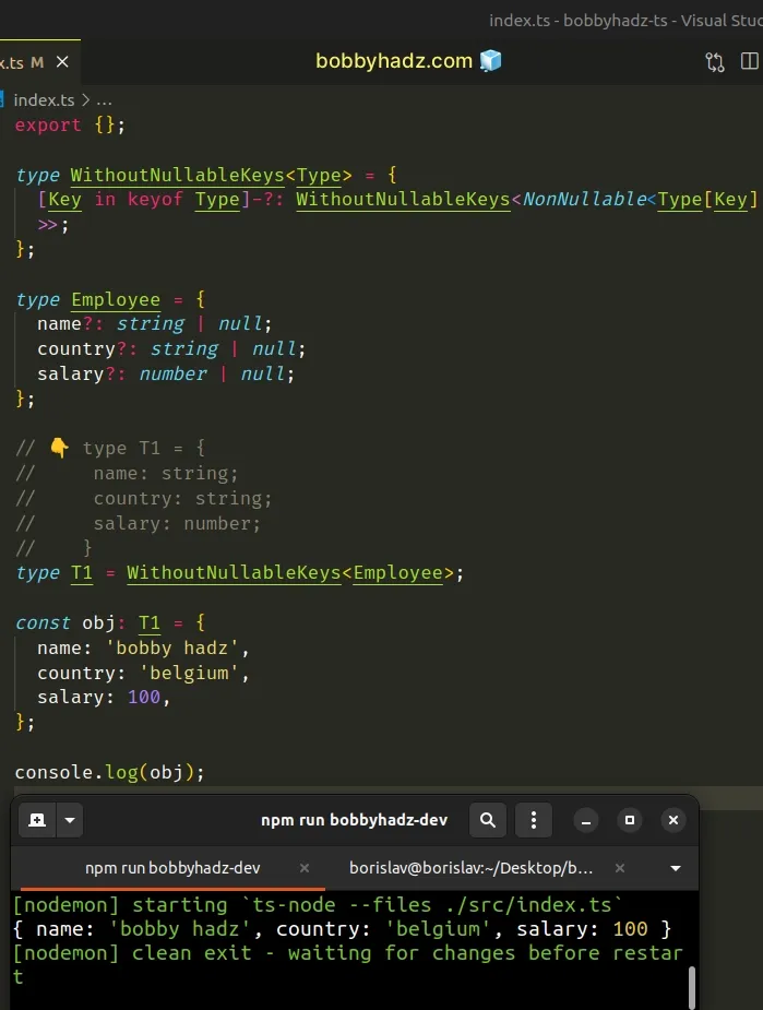 Remove Null And Undefined From A Type In TypeScript Bobbyhadz Remove Null And Undefined From A Type In TypeScript Bobbyhadz