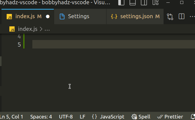 Change The Indentation In VS Code 2 Or 4 Spaces Tab Size Bobbyhadz