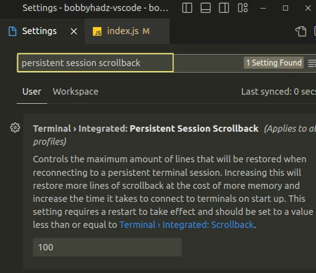 VS Code Increase The Number Of Lines Shown In The Terminal Bobbyhadz