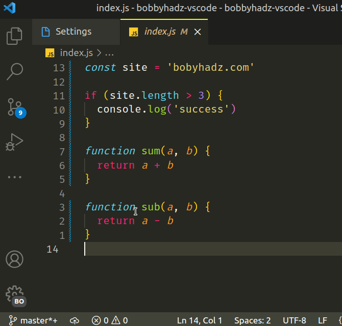 Relative Line Numbers In Visual Studio Code Bobbyhadz