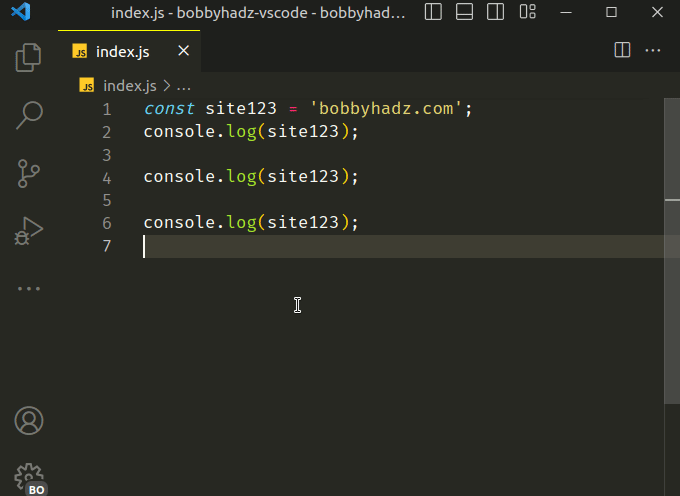 Select Or Replace All Occurrences Of Selection In VS Code Bobbyhadz
